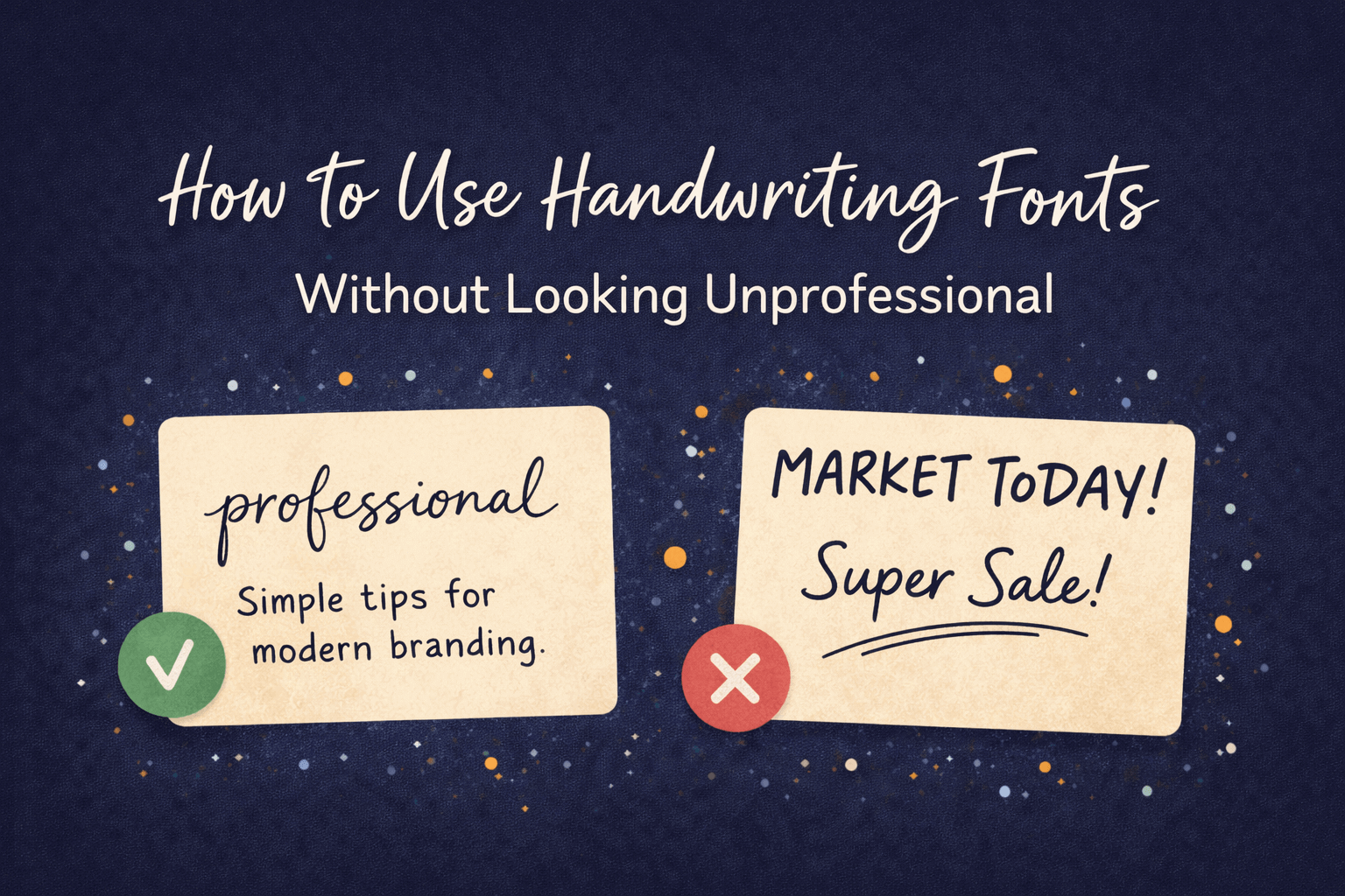 How to Use Handwriting Fonts Without Looking Unprofessional - The ...